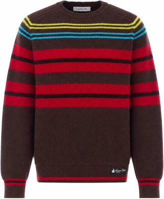 Lanvin Rundhalspullover - Braun
