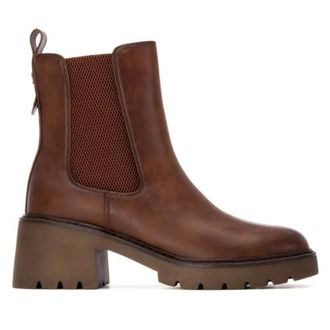 Refresh Bottines Femme Camel - Chaussures confortables et polyvalentes - Mode d&eacute;contract&eacute;e - Mod&egrave;le 17297401 (Taille38)
