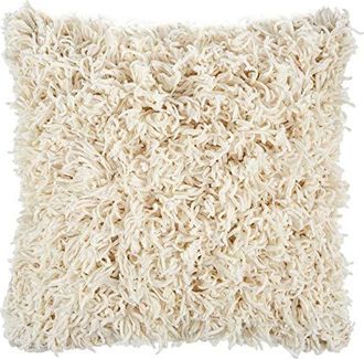 Heckett & Lane Jordan Kissenbezug, elfenbeinfarben, 50 x 50 cm