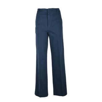 Dondup Femme, Pantalons, Bleu, Taille: W24 Reina Wide Pantalons