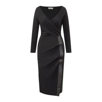 La Petite Robe Di Chiara Boni Nastina Midi Kleid - - Dresses - Damen - Schwarzk - S