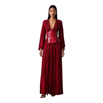 Elisabetta Franchi Maxi Robes - Femme - Robes - Rouge - Taille: 36 FR