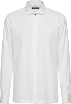 Daniele Alessandrini Homme, Chemises, Blanc, Taille: XL Camicia Francese