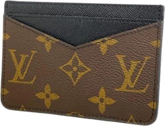 Louis Vuitton unisex, Pre-owned, Brun, Taille: ONE Size Portefeuille en tissu doccasion
