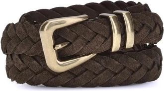 Brunello Cucinelli Geflochtener Lederg&uuml;rtel - - Accessories - Herren - Braun - 95 CM