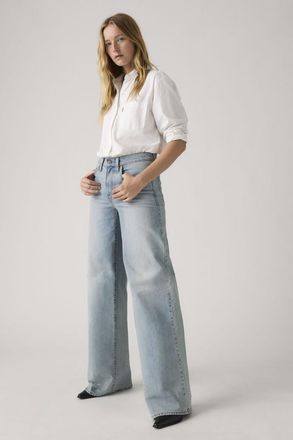 Levi's Jean 728 Taille Haute Wide Leg - Femme - Bleu / Headwinds Ahead - 24X32