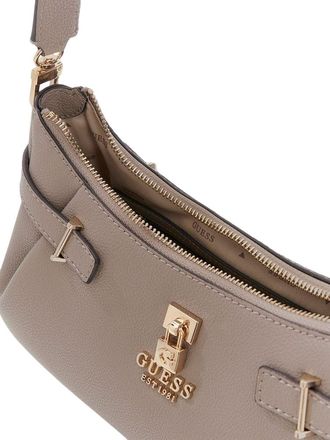 Guess Womens Shoulder Bag Dark Taupe Polyurethane - Shoulder-Bags
