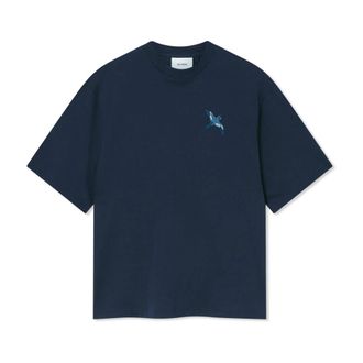Axel Arigato Micro Bee Bird T-Shirt - - Tops - Herren - Blau - M