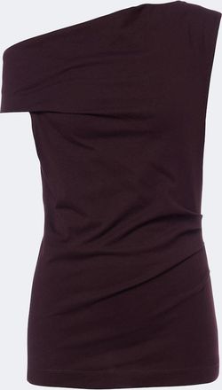 Dries Van Noten Top asym&eacute;trique en coton