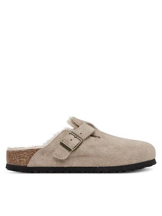 Birkenstock Pantoletten Boston Shearling 1028299 Beige
