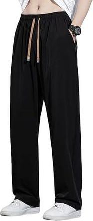 Generic Pantalon ample et &eacute;vas&eacute; pour homme - Coupe ample et d&eacute;contract&eacute;e, noir 2, XXL