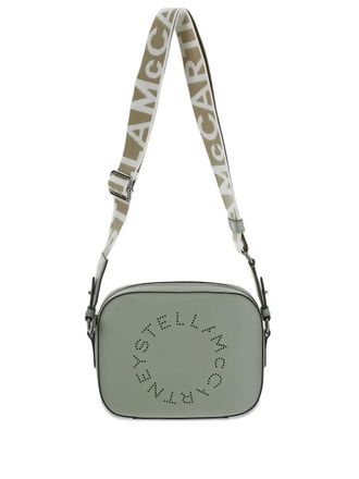 Stella McCartney sac &agrave; bandouli&egrave;re &agrave; logo - Vert