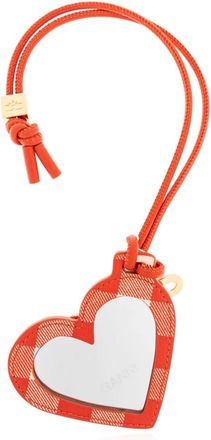 Ganni Bou Herz Spiegel - - Bags - Damen - Rot - ONE SIZE