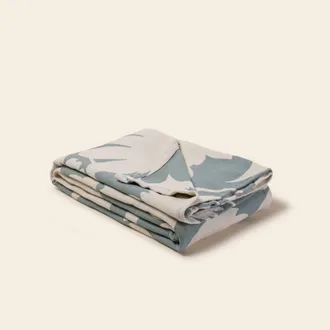 Madura Couvre-Lit Flauria Ivoire et vert sauge - JAUNE