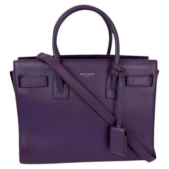 Saint Laurent Pre-owned Vintage Handbag - - Pre-owned - Damen - Lila - ONE SIZE