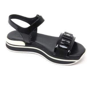 Hogan Schmuck-Sandale aus Italien - - Shoes - Damen - Schwarzk - 35 1/2 EU