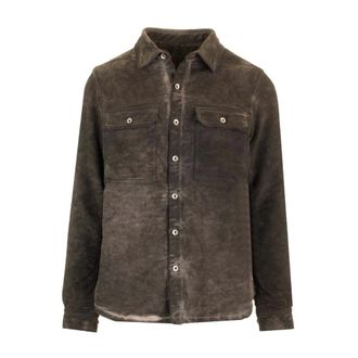 Rick Owens Herren, Shirts, Grau, SGr&ouml;&szlig;e