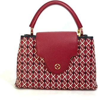 Louis Vuitton Pre-owned Cuir sacs-louis-vuitton - Femme - Pre-owned - Rouge - Taille: ONE Size