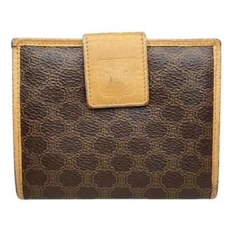Celine Portefeuille en cuir Pre-owned - Femme - Pre-owned - Brun - Taille: ONE Size