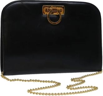 Ferragamo Pre-owned Cuir sacs-ports-paule - Femme - Pre-owned - Noir - Taille: ONE Size
