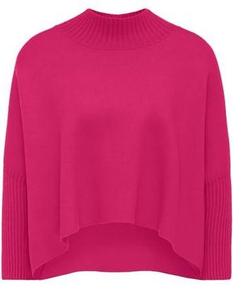 Apart Fashion Apart Oversized Pullover in Milano-Knit aus Einer Pull-Over, Rose, 36 Femme
