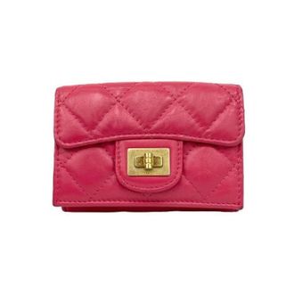 Chanel Pre-owned Vintage Leder Portemonnaie - - Pre-owned - Damen - Rosa - ONE SIZE