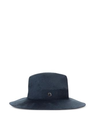 Loro Piana Fedora mit breiter Krempe - Blau
