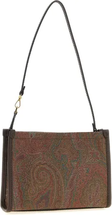Etro Arnica Jacquard Clutch - Brown