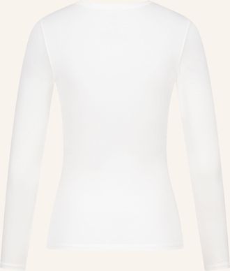 erlich textil Erlich Textil Light Touch Schmales Langarmshirt Mit Lyocell - Seidig Weich weiss