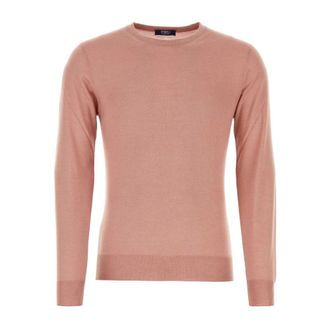 Fedeli Antiker rosafarbener Kaschmirpullover - - Knitwear - Herren - Rosa - L