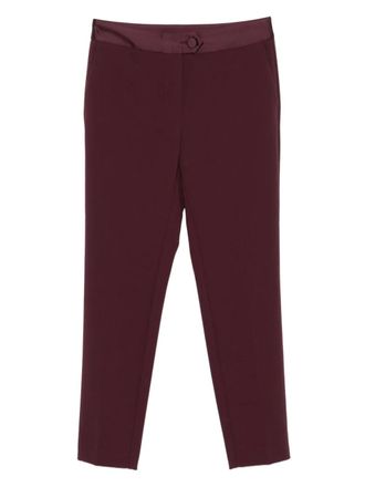 Imperial pantalon à taille satiné - Rouge