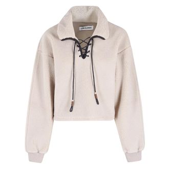Low Classic LOW Classic, Femme, Vestes, Beige, Taille: 40 FR Pile Lace Up Anorak