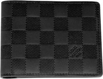 Louis Vuitton Portefeuille Bi-fold Pre-owned - Homme - Pre-owned - Noir - Taille: ONE Size