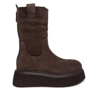 AGL Stiefeletten AGL Milagros Fur D751529PGK Dunkelgr&uuml;n