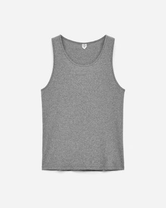 Arket Geripptes Tanktop -Grau