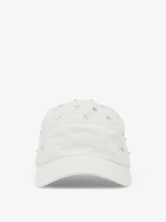 Dolce & Gabbana Cotton hat with all-over floral embroidery - DOLCE & GABBANA - gender_Woman
