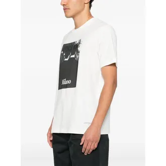 Emporio Armani Graphic Print T-Shirt - White