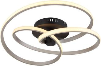 Globo Lighting plafonnier - GLYXAR - acier - m&eacute;tal - &Oslash; 50cm - LED