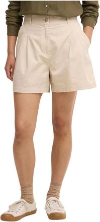 Barbour Femme, Shorts, Beige, Taille: 38 FR Fern Pleated Shorts