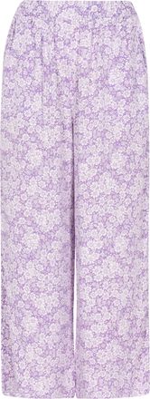 Usha Hose Frauen lila wei&szlig;