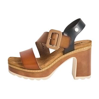 Refresh Femme, Chaussures, Brun, Taille: 38 EU Sandales &agrave; Talons Hauts