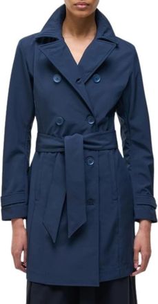 Colmar Femme, Manteaux, Bleu, Taille: 36 FR Trench Impermeabile
