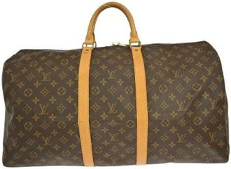 Louis Vuitton unisex, Pre-owned, Brun, Taille: ONE Size Sac Week-End en Toile Pre-owned