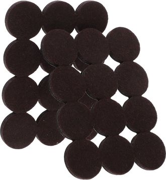 SOLUSTRE Filzgleiter M&ouml;belgleiter Selbstklebend Kratzfester M&ouml;belschutz Stuhlbeine Schutzpads Braun &Oslash;25,4mm f&uuml;r St&uuml;hle und Tische