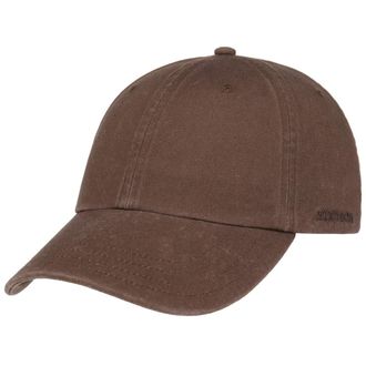 Stetson Rector Basecap Damen Herren Baumwollcap Sonnenschutz UV-Schutz 40+ Gr&ouml;&szlig;enverstellbar Baseballcap Sommer Winter braun One Size