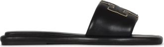 Tory Burch Femme, Chaussures, Noir, Taille: 35 EU Double T Sport Slide