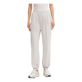 Emporio Armani Precious Stretch Modal Interlock Joggers - - Trousers - Damen - Grau - L