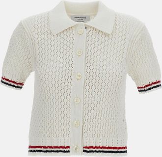 Thom Browne Cardigan Mit Kurzen &Auml;rmeln