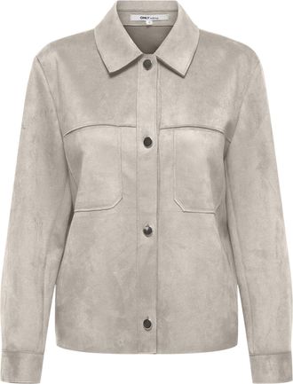 Only Onlmira L/S Faux Suede Shirt PNT
