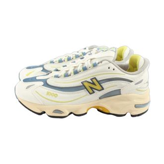 New Balance Herren Wei&szlig;/Blau Sneakers - - Shoes - Herren - Wei&szlig; - 42 EU